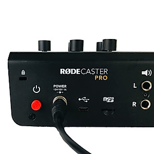 Replacement Power Cable for Rode RODECaster Pro Podcast Production Studio AC Adapter