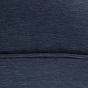 Classic Accessories Montlake FadeSafe Water-Resistant 72 x 21 x 3 Inch Outdoor Chaise Lounge Cushion Slip Cover, Patio Furniture Cushion Cover, Heather Indigo Blue, Patio Furniture Cushion Covers