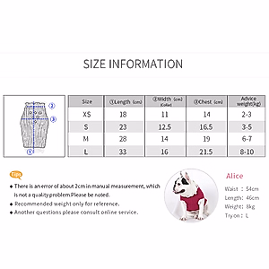 Neiwech Small Dogs Knitted Sweaters Medium Cats Soft Sweatshirts Pet Puppy Warm Winter Clothes Light Pink S 82w409