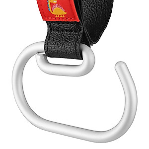 Stroller Hooks, 3Pcs Aluminium Swirly Baby Pram Hanger for Infant Pushchair Rollator Walker Wheelchair Accessories to Attach Shopping Bag