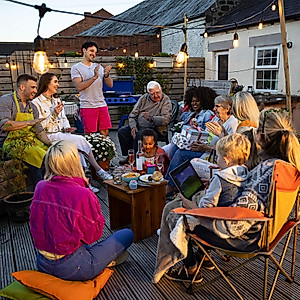 VISTERLITE LED S14 Low Voltage (DC 3V) Replacement Bulbs with E26 Base for Outdoor Solar String Lights, 15 Pack, Clear