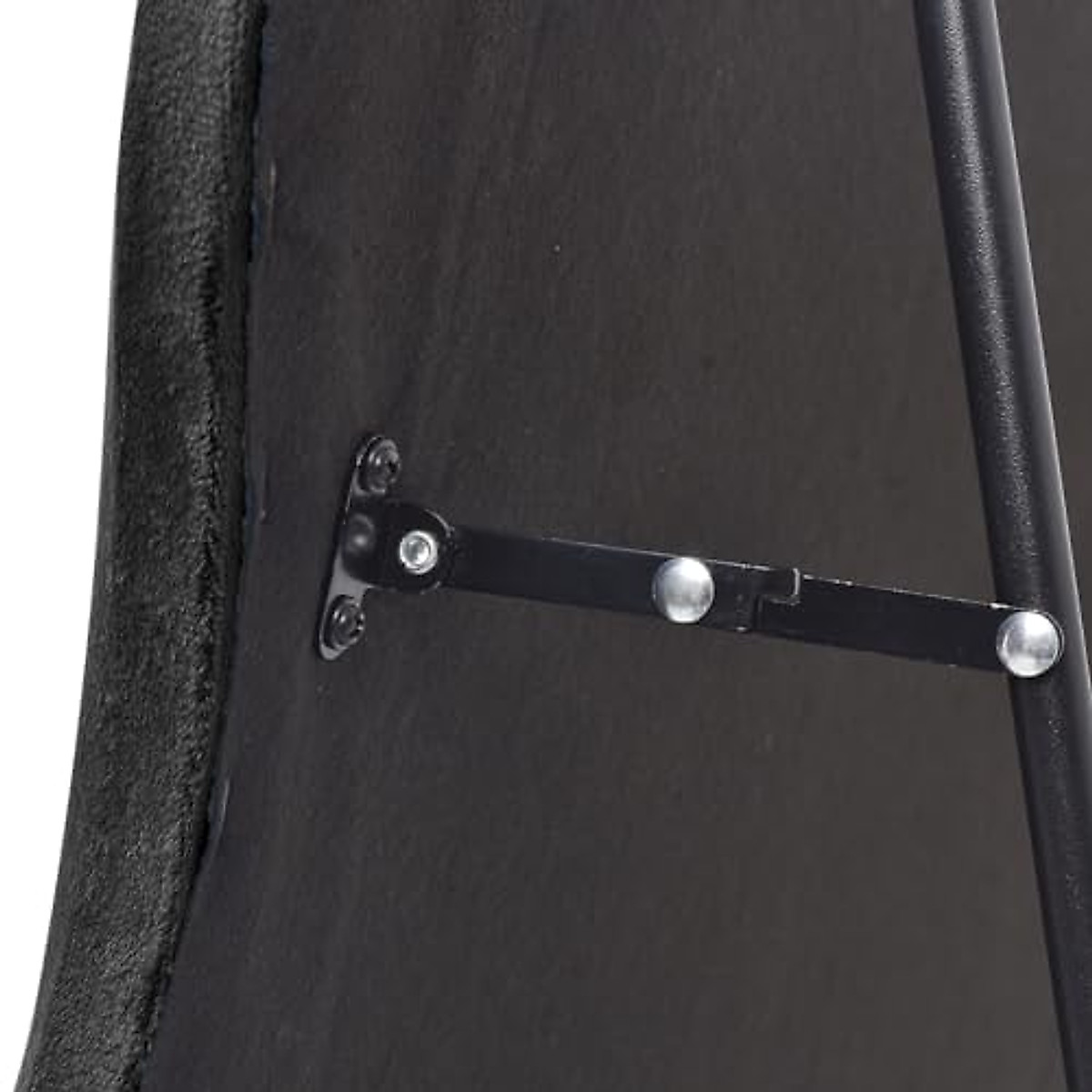 Otlsh Full Length Mirror, 63" x 24" Wall Mirror, Floor Mirror with Flannel Frame, Standing Mirror, Irregular Mirror Hanging or Leaning The Wall, Cloud Shaped, Black