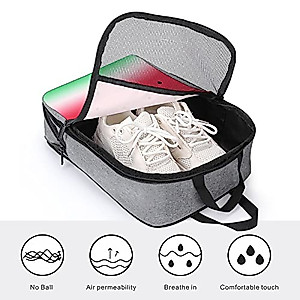 Frcavbin Watermelon Fruit Melon Travel Shoe Bag Shoes Carrier with Handle and Zipper Foldable Shoe Puches Organizer for Home storage School starts
