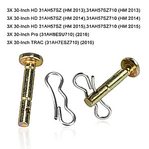 Ohoho 10Pack 738-04124A Shear Pins & 714-04040 Bowtie Cotter Pin - Compatible with MTD / CUB &Troy-bilt Craftsman 738-04124A 738-04124 938-04124 714-04040 7188389 80-749 780-242 Snow Throwers