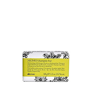 Davines MOMO Shampoo Bar, Moisturizing Formula For All Hair Types, Gently Cleanse And Add Shine, 100 g.