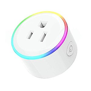 WiFi Smart Plug Mini Smart Outlet Work with Alexa& Google Home, Wireless Smart Socket with Night Light, Timer Function Device Sharing, Wall Plug No Hub Required APP Remote Control from Anywhere
