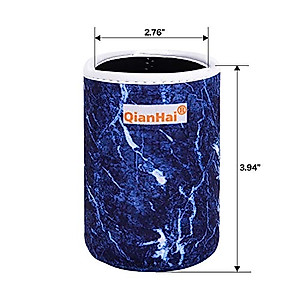 QianHai 12Oz Standard Can Cooler Sleeves for Drinks & Beer Cans Soft Neoprene Can Covers Insulated for Fluid Energy Regular Cans (Bluewave 3pcs)