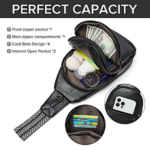 Shrrie Small Sling Bag for Women Fanny Pack Crossbody Bags for Women Trendy,Chest Bag for Women Men for Travel