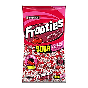 Sour Cherry Frooties - Tootsie Roll Chewy Candy - 360 Piece Count, 38.8 oz Bag