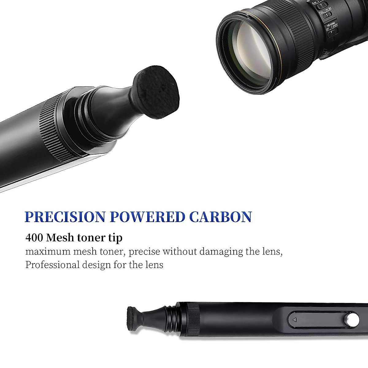 KRX VR Headset & Camera Lens Cleaning Pen and Cloth, Accessories for Oculus Quest/Quest 2/Rift S/Valve Index/PS4 VR Headset Lens Cleaning Kit