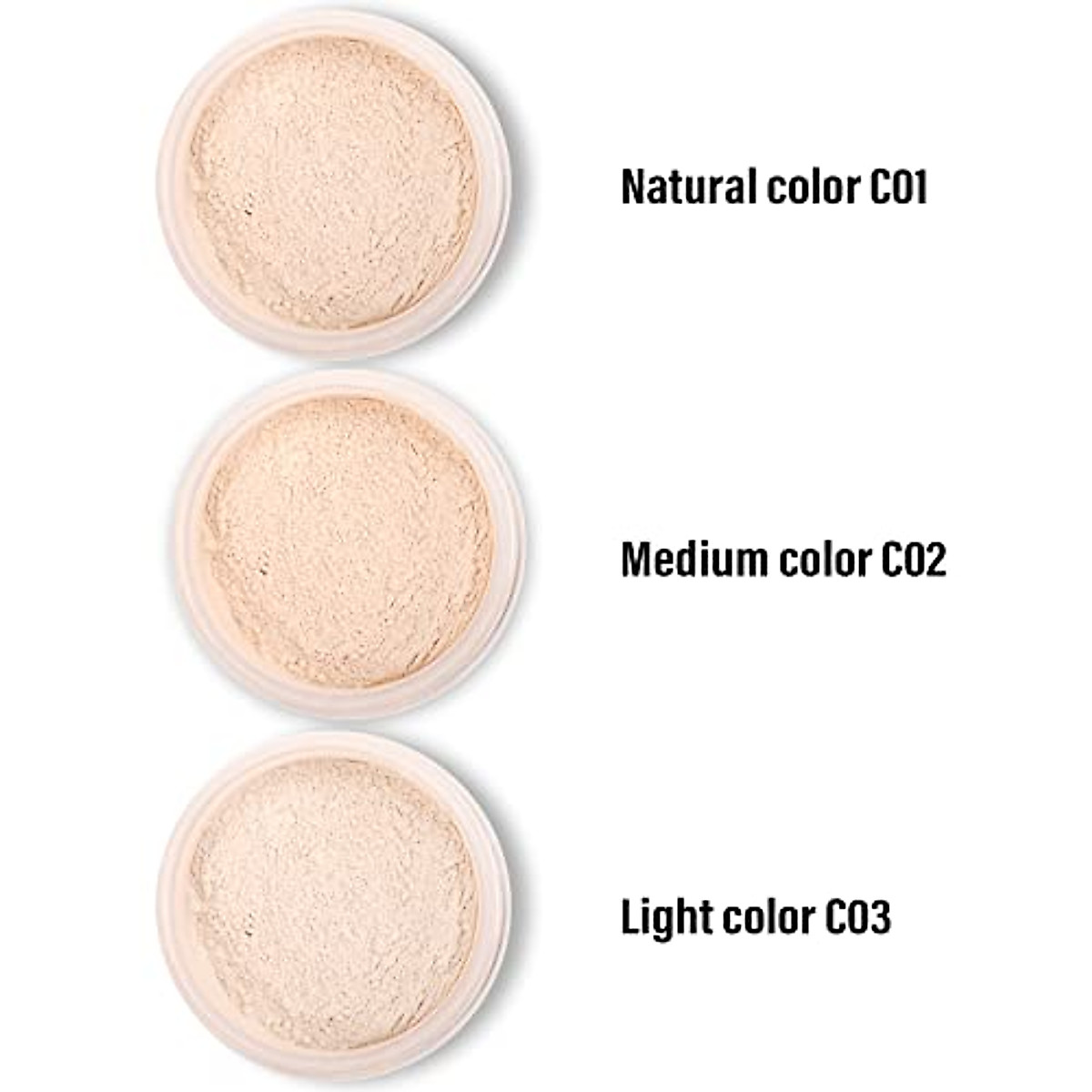 Boobeen Oil Control Loose Powder Translucent Setting Powder Smooth Loose Face Powder, Lightweight&Long Lasting Makeup Setting Foundation Powder, Matte Tint