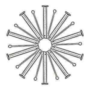 Gpartsden 1687404k Snowblower Shear Pins 1668344SM 1687404 for Snapper / Simplicity 703063 1668344 1686806YP (10 Pack)