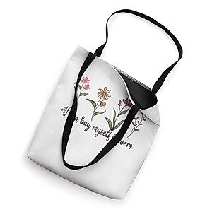 I Can Buy Myself Flowers Retro Valentine Tote Bag