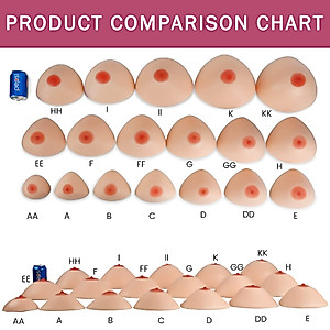 IVITA One Pair A Cup Concave Design Triangle Silicone Breast Forms for Mastectomy Prosthesis Crossdressers Bra Enhancer Inserts