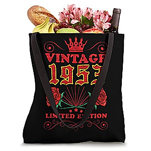 70 Year Old Gifts Vintage 1953 70th Men Women 70th Birthday Tote Bag
