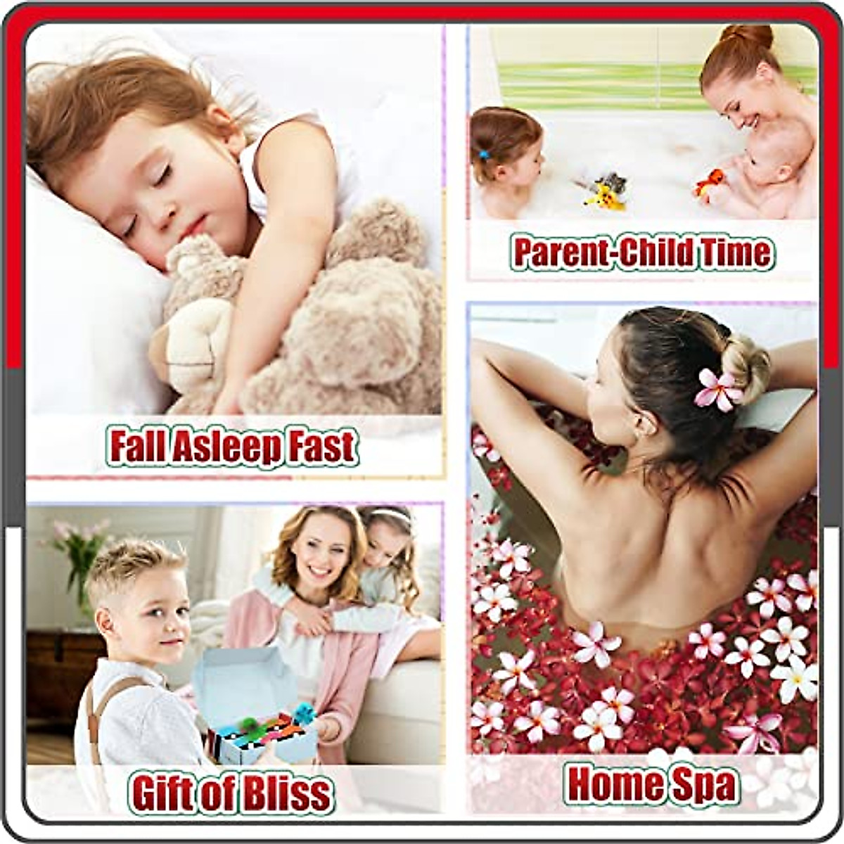 Bath Bombs for Kids with Surprise Inside: Supbec Organic Bath Bombs Gift Set Rich in Natural Essential Oils, Bath Bombs Fizzy for Dry Skin Moisturize, Easter Gift for Kids(9 Pcs, 2.9 OZ)