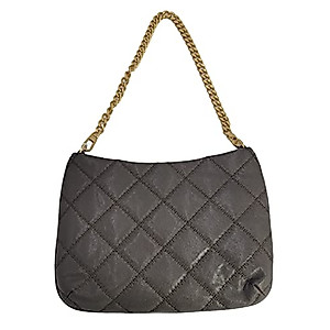 Tory Burch 136484 Willa Volcanic Brown Stone With Gold Hardware Women's Shoulder Bag