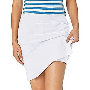 Tribal Women's Pull-ON Skort, White, 10