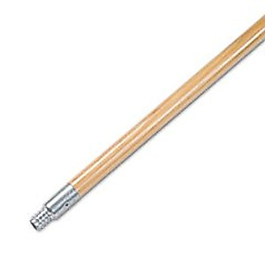 (6 Pack Value Bundle) BWK136 Metal Tip Threaded Hardwood Broom Handle, 1" Dia x 60in Long
