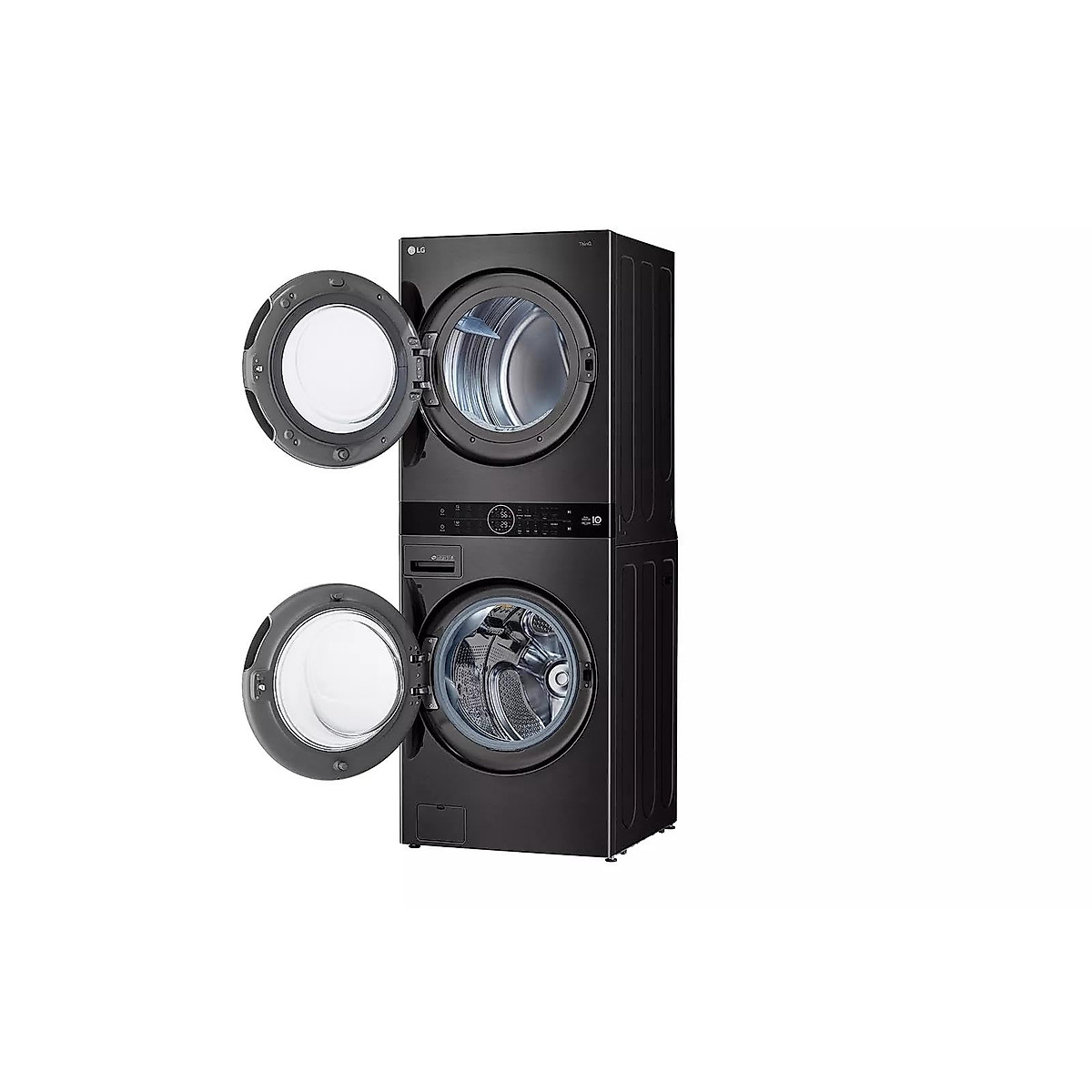 Single Unit LG WashTower™ with Center Control™ 4.5 cu. ft. Front Load Washer and 7.2 cu. ft. Front Load Ventless Dryer - WKHC202HBA