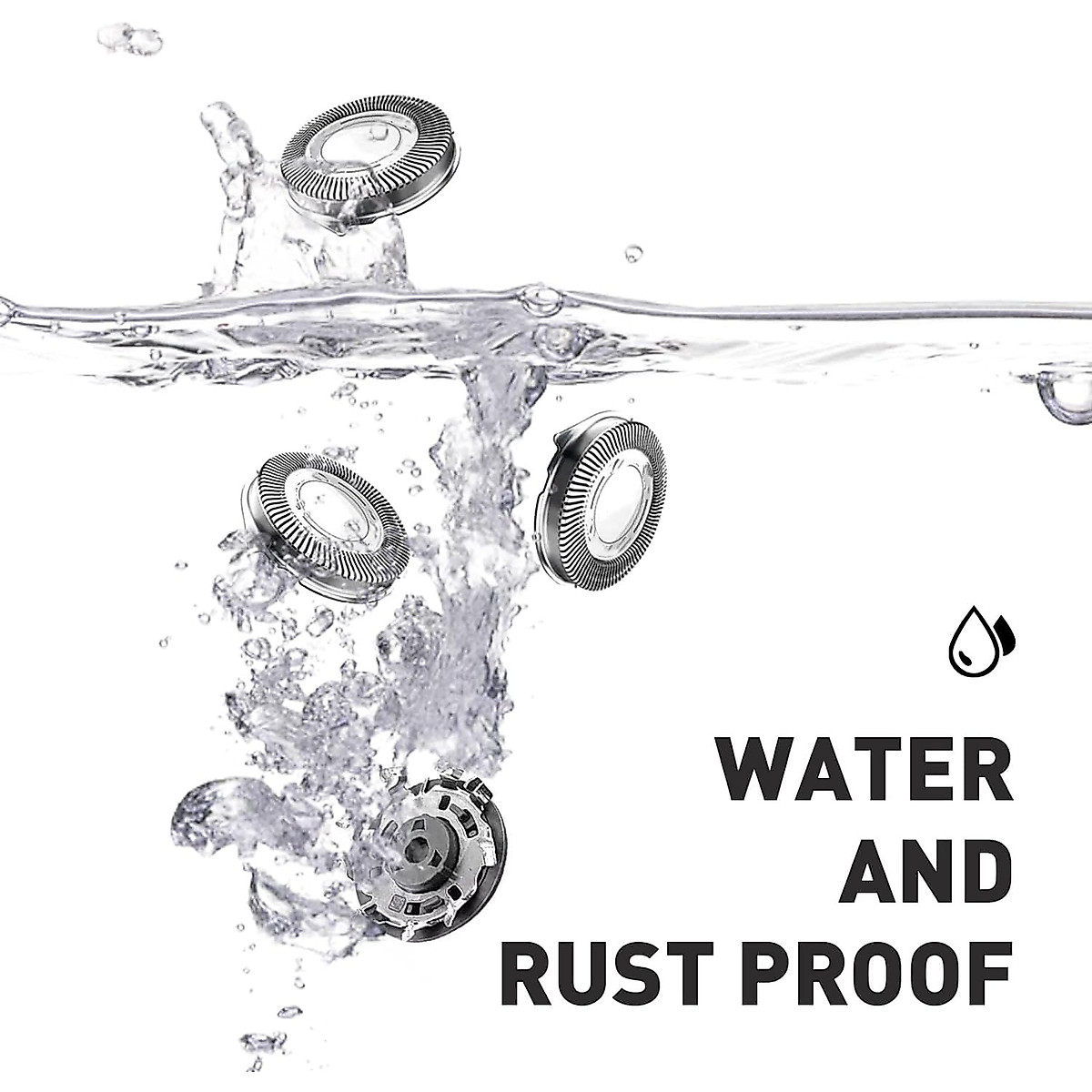 YAFIYGI Replacement for Heads Shaving Heads SH30 SH52 and Series 3000 2000 1000 Shavers S738 Click and Style Easy Cut Replace Heads 3 Pack