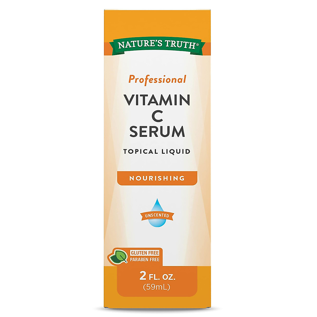 Nature's Truth Vitamin C Serum 2 oz | Oil For Body & Face | Nourishing & Unscented