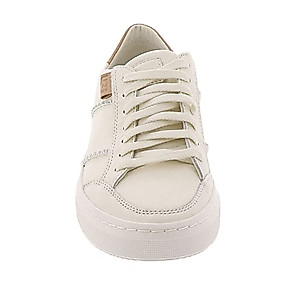 UGG Women's Alameda LACE Sneaker, Bright White, 8.5