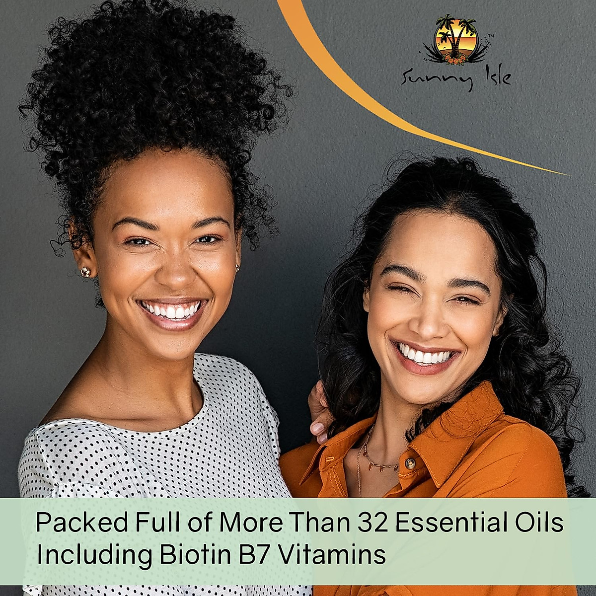 Sunny Isle Rosemary Mint Hair and Strong Roots Butter 8oz | Infused with Biotin & Jamaican Black Castor Oil | Strengthen and Nourish Hair | Dry Scalp, Split Ends…