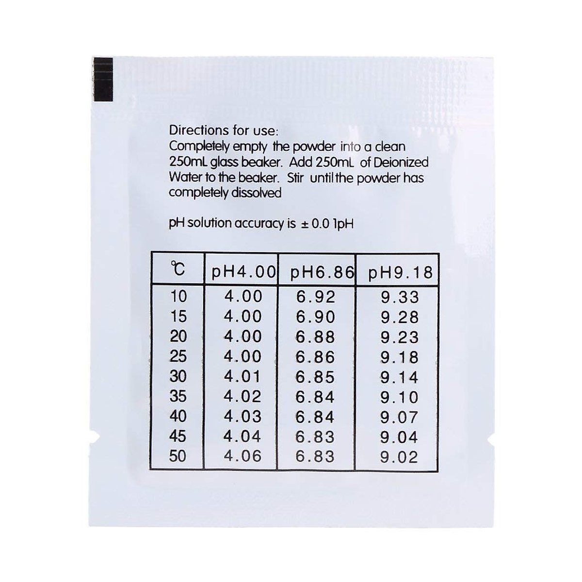 Nynelly Only 6.86,15pcs pH Meter Buffer Solution Powder for Precise and Easy for Precise pH Calibration Powder Solution