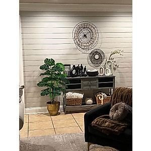 Aveyas 54'' Tall Large Artificial Monstera Deliciosa Plants, 4.5 Feet Faux Swiss Cheese Floor Plants Fake Tropical Silk Tree with Pot for Indoor Outdoor Office House Living Room Home Decor