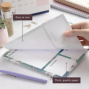 Rileys Weekly Planner Pad, Weekly Calendar Pad Tear Off, Desk Planner, Weekly To Do List Notepad, Weekly Planner Notepad, Desk Calendar, Undated Weekly Organizer, Daily To Do List Planner 11” x 8.5”