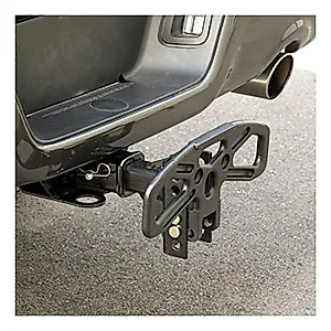 CURT 45909 Folding Hitch Step for Adjustable Channel Mount 17.1 x 8.5 x 2.7 inches