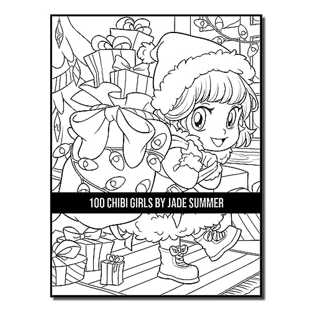 100 Chibi Girls: An Adult Coloring Book Collection with Cute Girls, Fantasy, Horror, Christmas, and More!