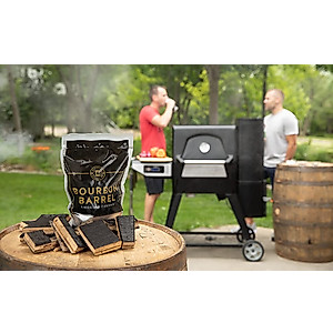 Midwest Barrel Company Authentic Barrel BBQ Smoking Wood (Bourbon Barrel Smoking Wood Chunks)