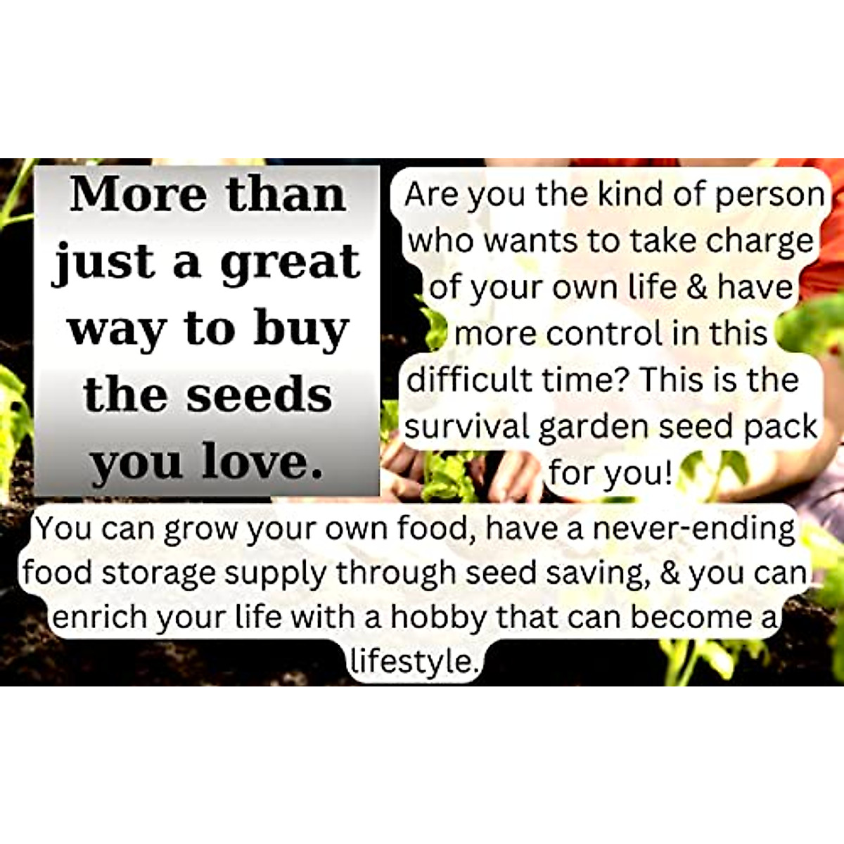 50 Vegetable & Fruit Seeds for Planting Your Outdoor & Indoor Home Seed Garden Gear. 12,500 Seeds, 50 Seed Markers, Growing Guide, & Survival Package. Gardening Heirloom Non-GMO Veggie Seed B&KM Farms