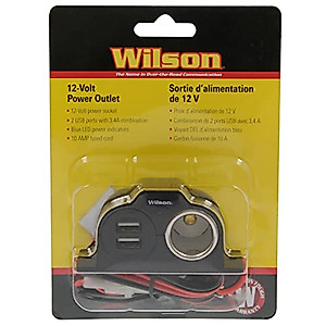 Wilson Power Outlet, Black