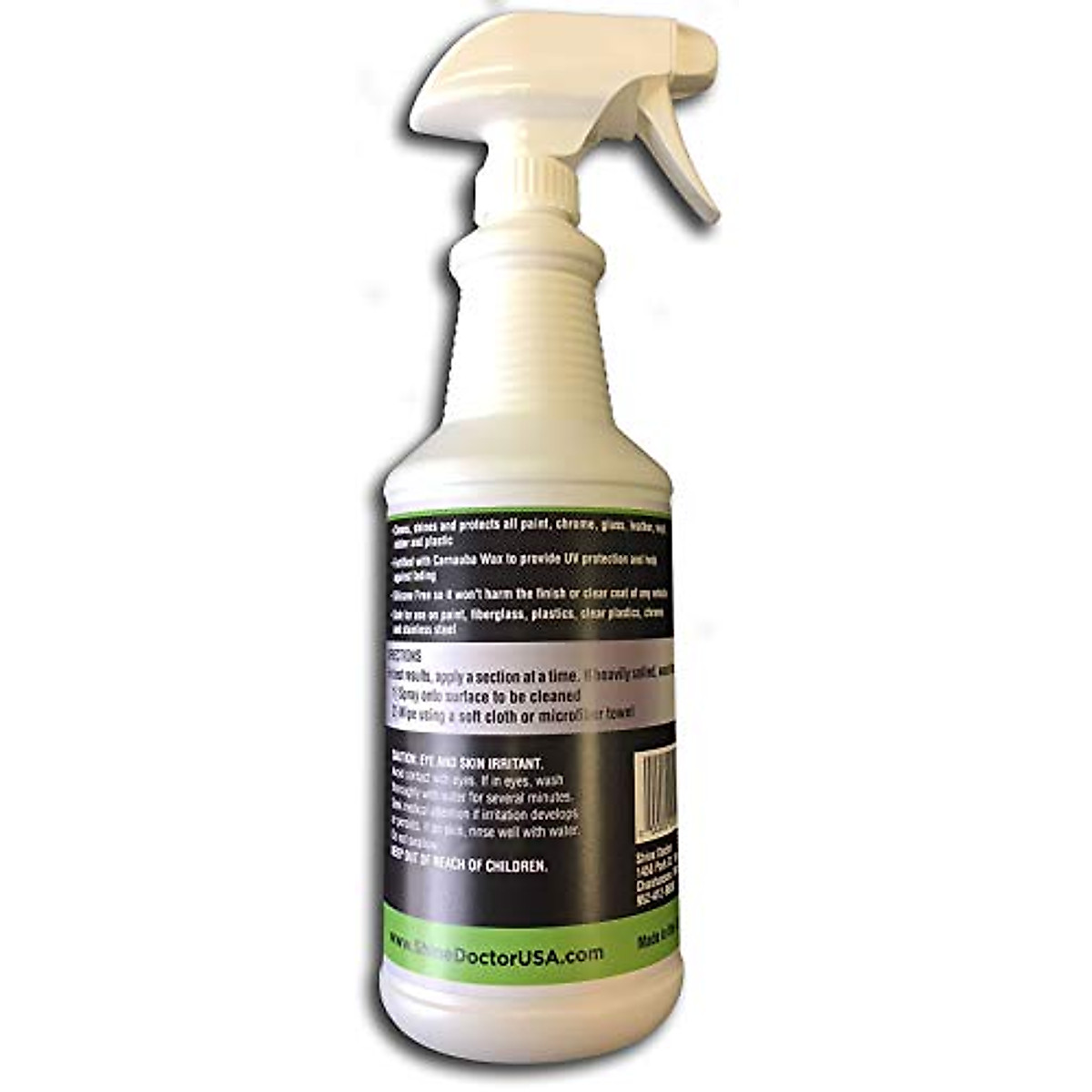 Shine Doctor Motorcycle Cleaner 32 oz. with UV Protection! Cleans Chrome, Wheels, Leather, Vinyl and Removes Grime and Grease.