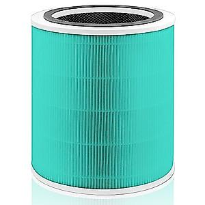 Core 400S Replacement Filter for LEVOIT Core 400S Smart WiFi Air Purifier, 3-in-1 H13 True HEPA Filter Replacement, Core 400S-RF-TX (LRF-C401-GUS), 1 Pack, Green