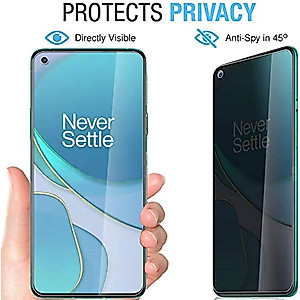 Anbel Design Anbzsign [2 Pack] Xiaomi Redmi Note 9 6.53" (2020) Privacy Screen Protector, [Full Coverage] [Case Friendly] Anti-Spy 9H Hardness Tempered Glass