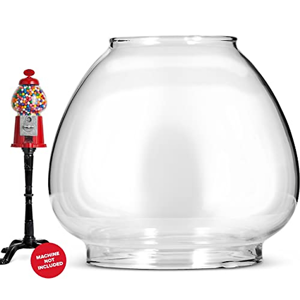 Gumball Machine Acrylic"SHATTERPROOF" Replacement Bowl Ball for 15inch Gumball Machines - Compatible with The Candery and Most Other 15inch Models