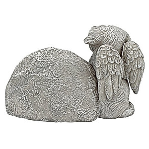 Design Toscano QL593931 Forever in Our Hearts Memorial Dog Statue,greystone
