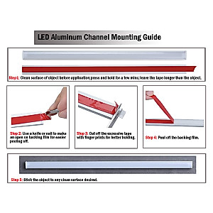 33ft Clear Mounting Tape - Acrylic Adhesive Double Sided Adhesive Foam Tape 10m X 10mm Weatherproof Heavy Duty Glue, Heat Resistant Perfect for LED Light Strip Aluminum Channel