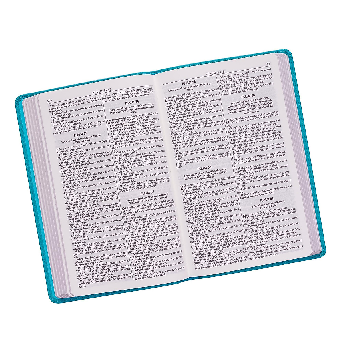 KJV Holy Bible, Gift Edition Faux Leather, King James Version, Teal (KJV Gift Editions)