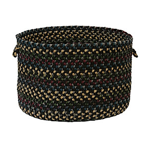 Colonial Mills Midnight Utility Basket, 14 by 10-Inch, Carbon