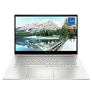 HP 2022 Newest Envy Laptop, 17.3" Full HD Touchscreen, 12th Gen Intel Core i7-1260P 12-Core Processor, 32GB RAM, 2TB PCIe SSD, Backlit Keyboard, HDMI, USB Type-C, Wi-Fi 6, Windows 11 Home, Silver