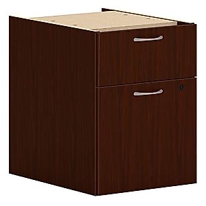 HON Mod Hanging Pedestal-15 W, 15 x 20 x 20, Mahogany