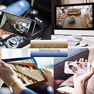 PANOEAGLE Outdoor 8MP PTZ PoE IP Camera Dome with Pan Tilt 4X Optical Zoom Motorized Lens, Built-in Mic, Human Vehicle Detection, 165ft IR Night Vision, IP67, IK10