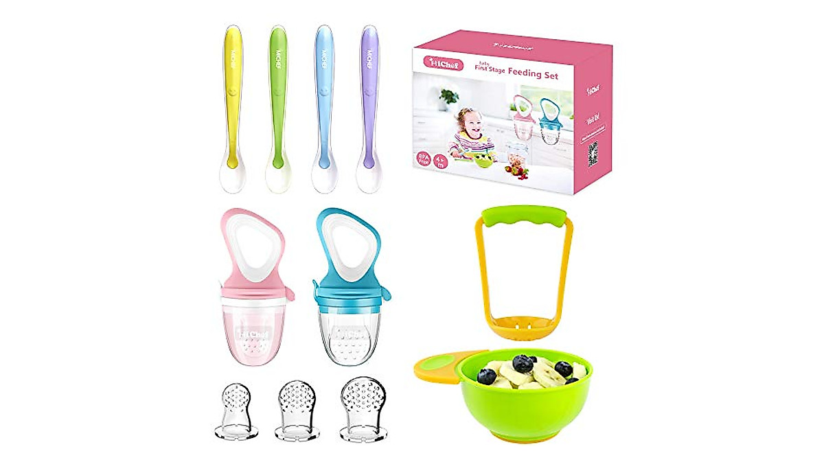Baby First Stage Feeding Set – Safe, Easy & Gentle Feeding by MICHEF
