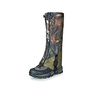OAREA Camo High Snow Gaiters Leggings Cover Short Waterproof Leg Gaiters for Hiking Walking Hunting Trekking