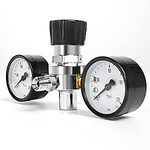 BLUE FLAG Nitrous Oxide Pressure Regulator Pressure Reduction Valve, for 580G, 615G, 1.5L, 2.2L, 3.3L Cream Charger Cylinder